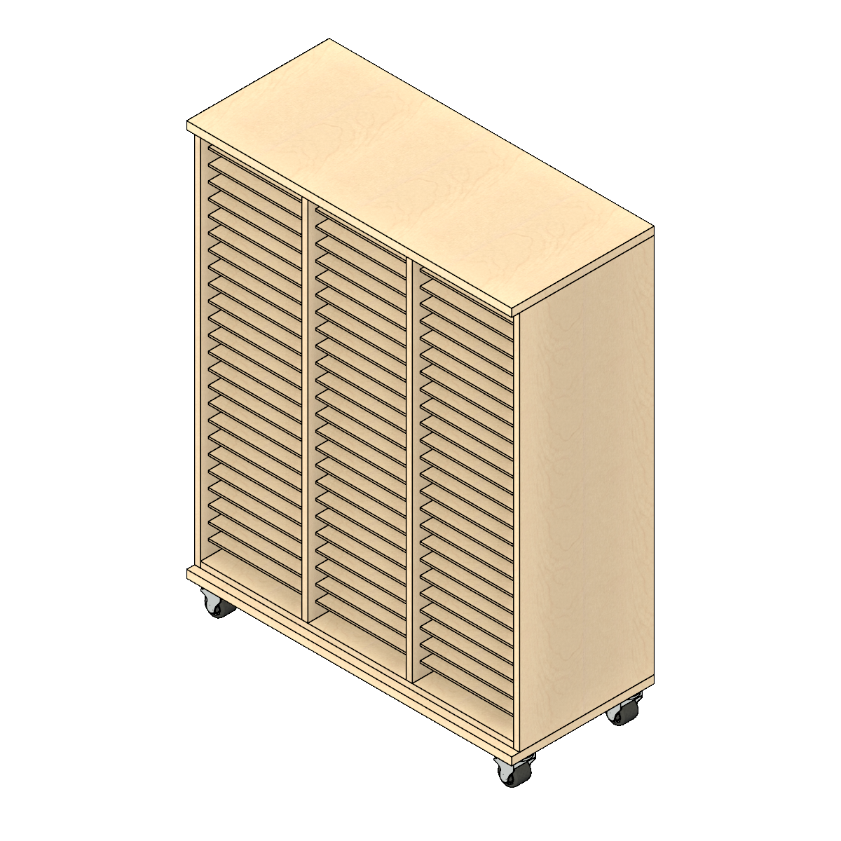 Mobile Folio Storage | Revit Family